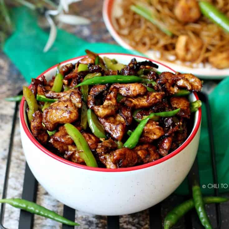 Chinese Chili Chicken Dry - Chili to Choc