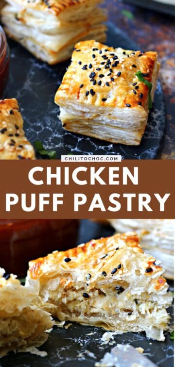 Chicken Puff Pastry (Pakistani Chicken Patties) - Chili to Choc