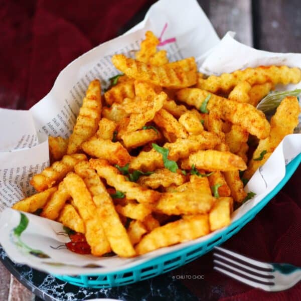 Crispy Masala Fries - Chili to Choc