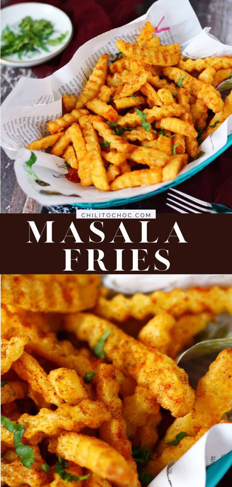 Crispy Masala Fries - Chili to Choc