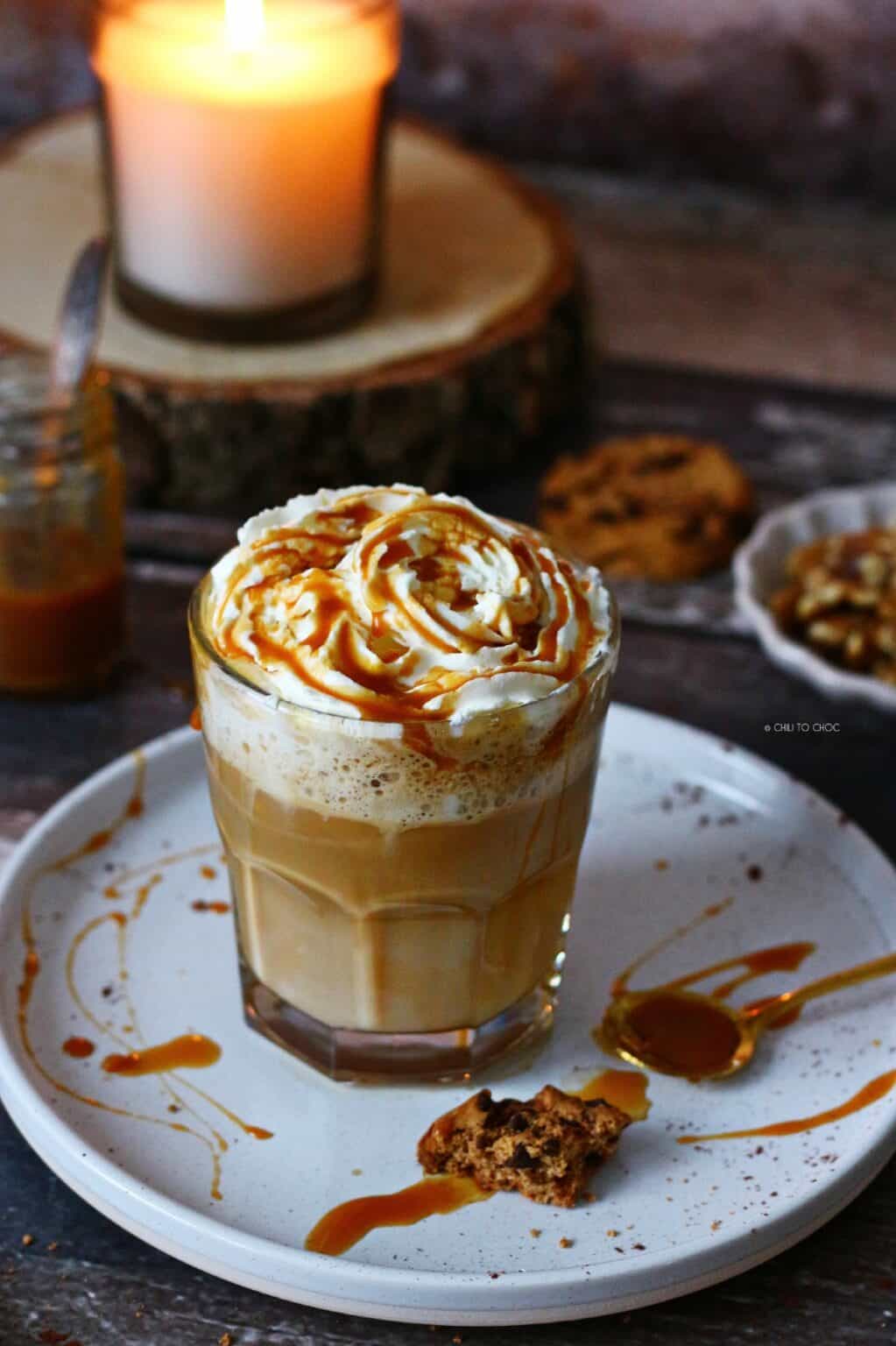 Homemade Caramel Latte (Better Than Starbucks) - Chili to Choc