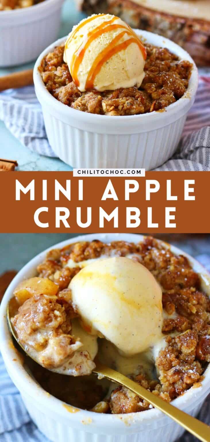 Mini Apple Crumble - Chili to Choc