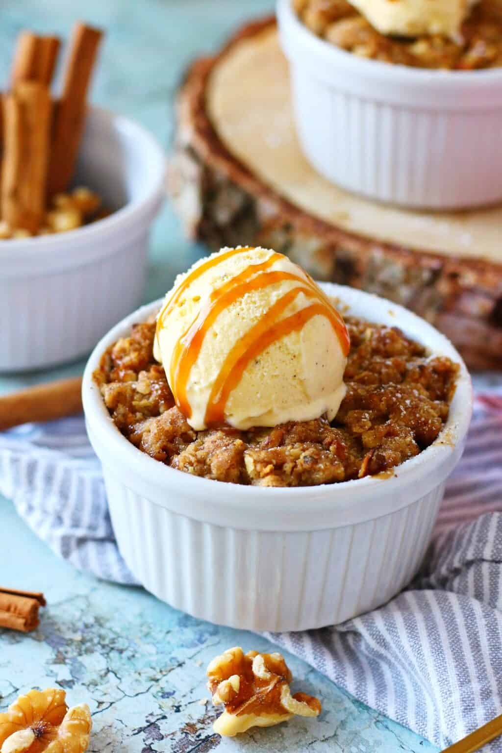 Mini Apple Crumble - Chili to Choc