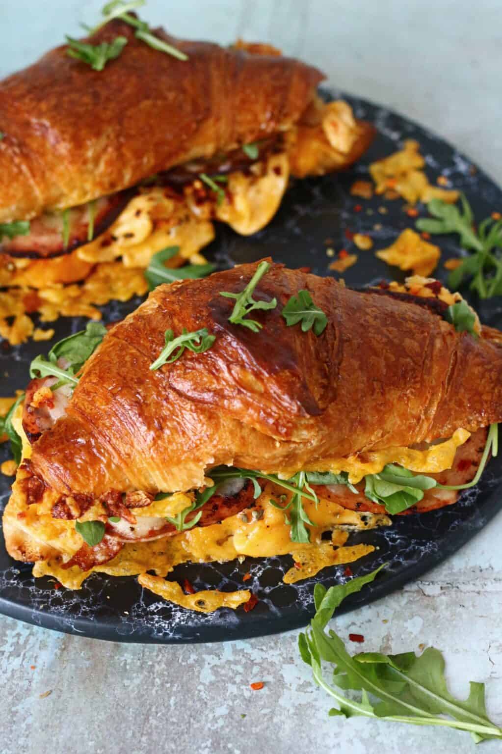 Croissant Breakfast Sandwich - Chili to Choc
