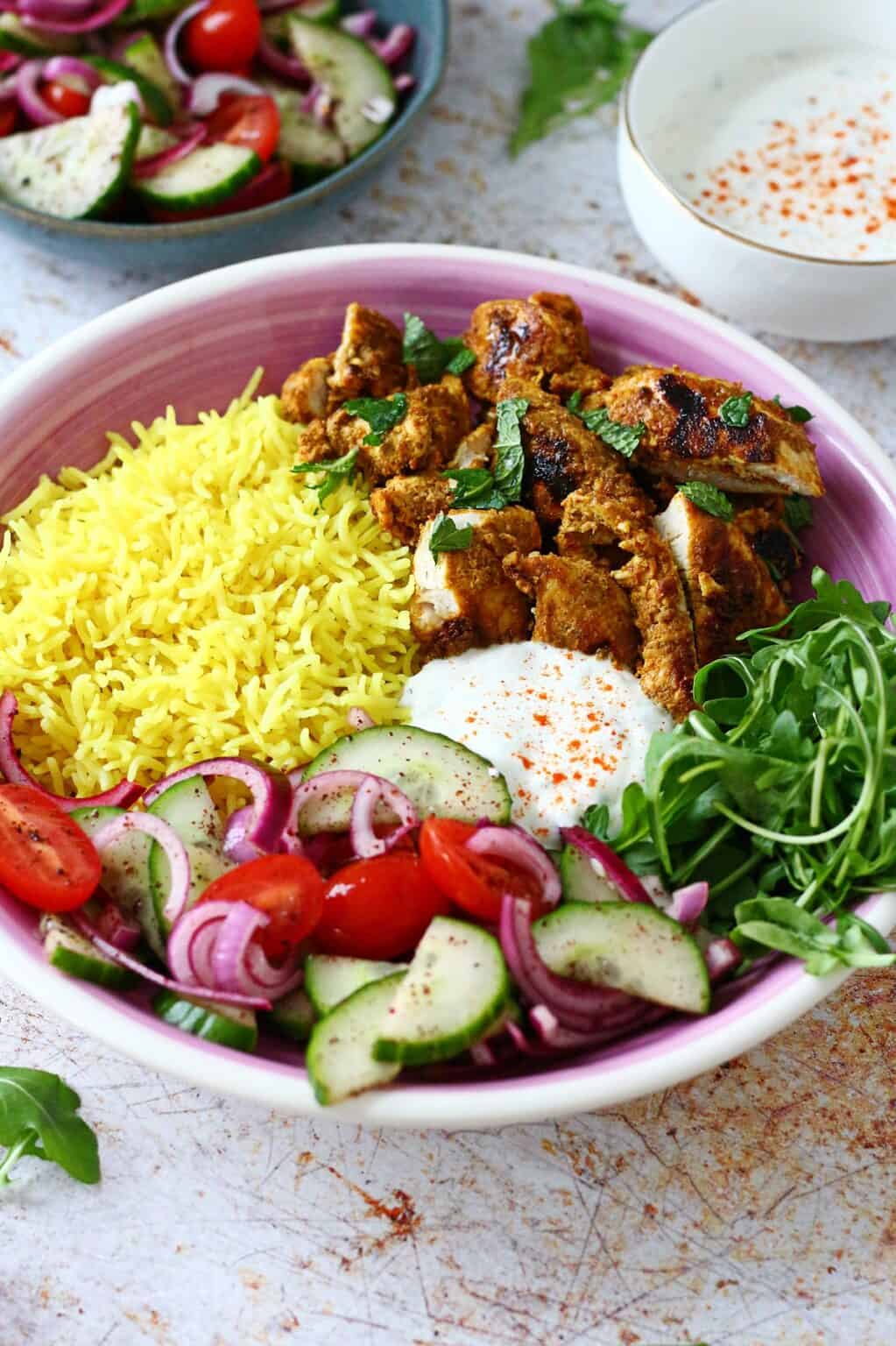 Chicken Shawarma Bowl - Chili to Choc