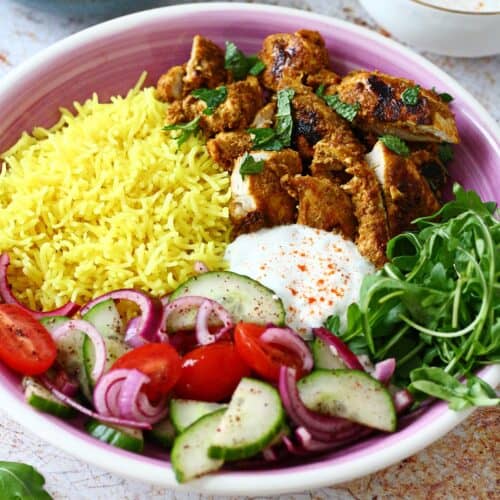 Chicken Shawarma Bowl - Chili to Choc