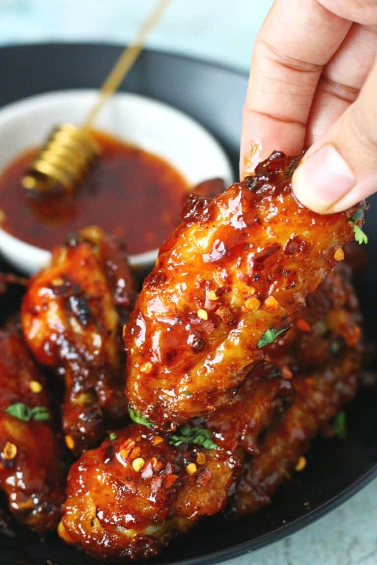 Hot Honey Chicken Wings - Chili to Choc