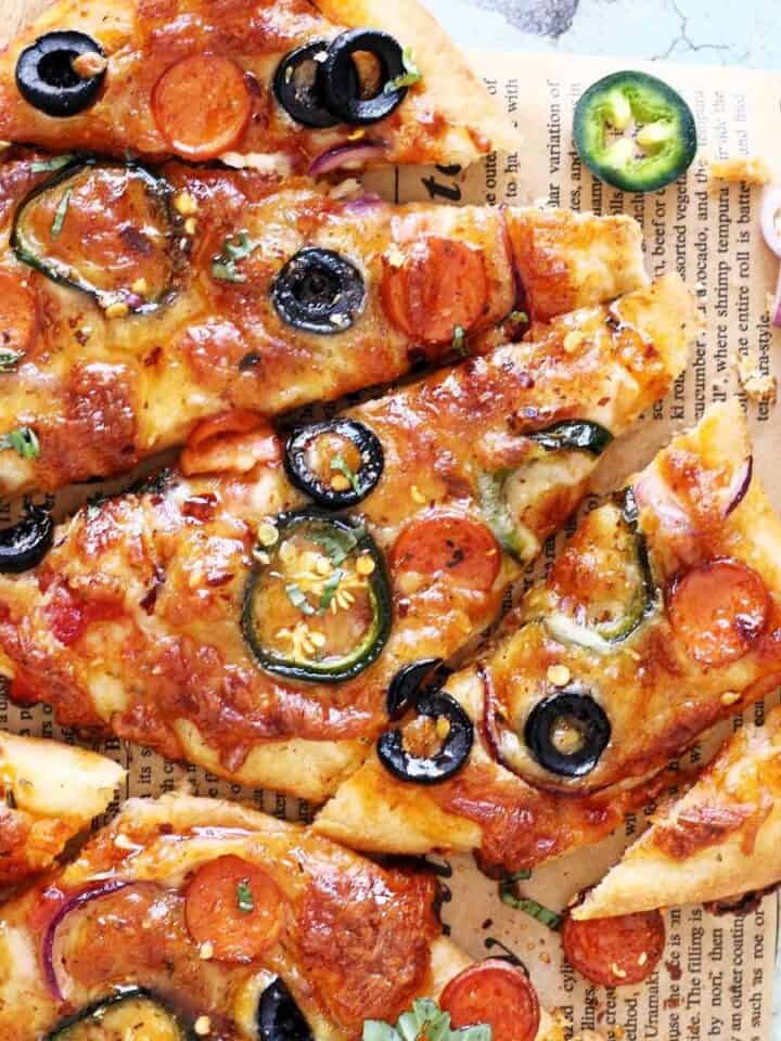 Hot Honey Flatbread Pizza - Chili to Choc